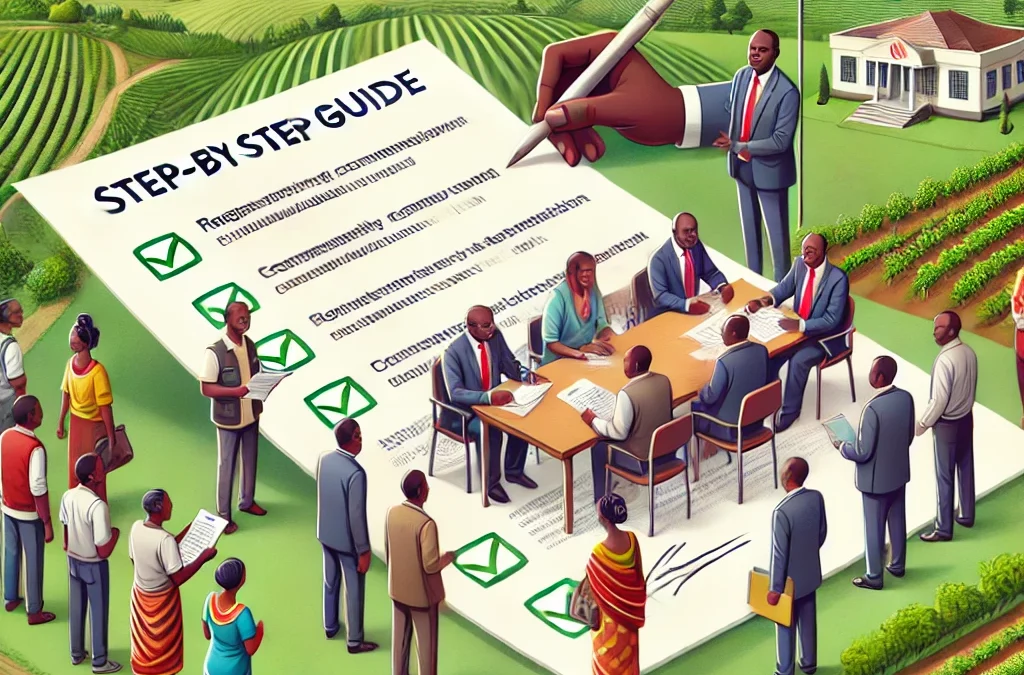 step-by-step guide to registering community land in lenya (including ...